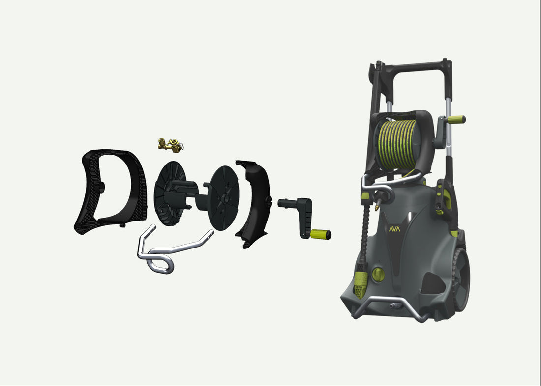 Master: replace hose reel parts – AVA of Norway