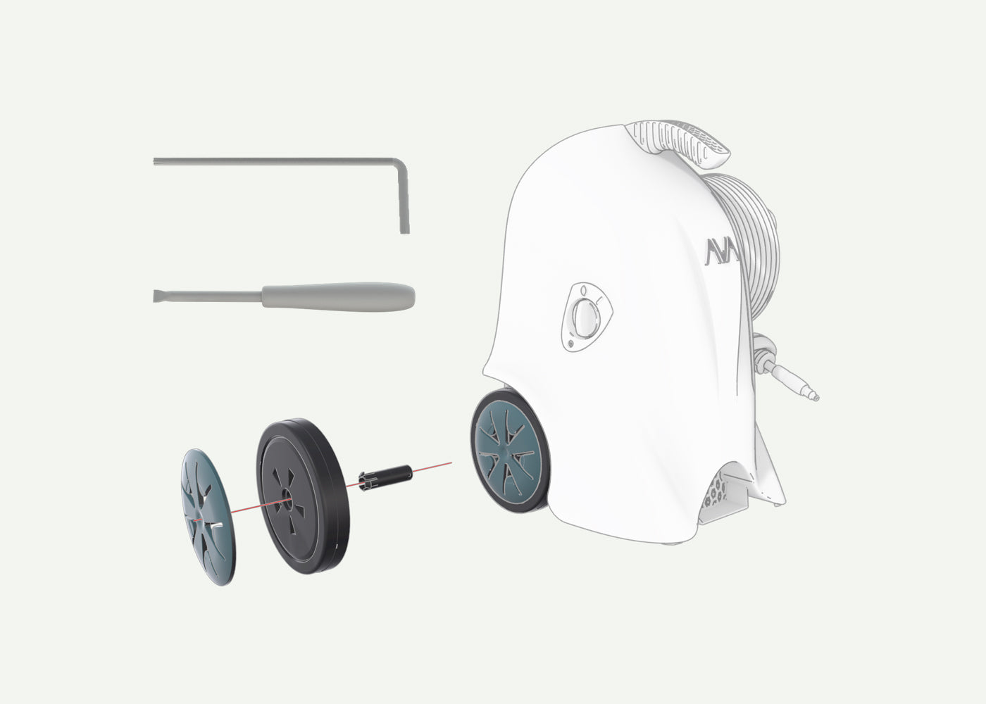 Easy: Replace Wheel – AVA of Norway