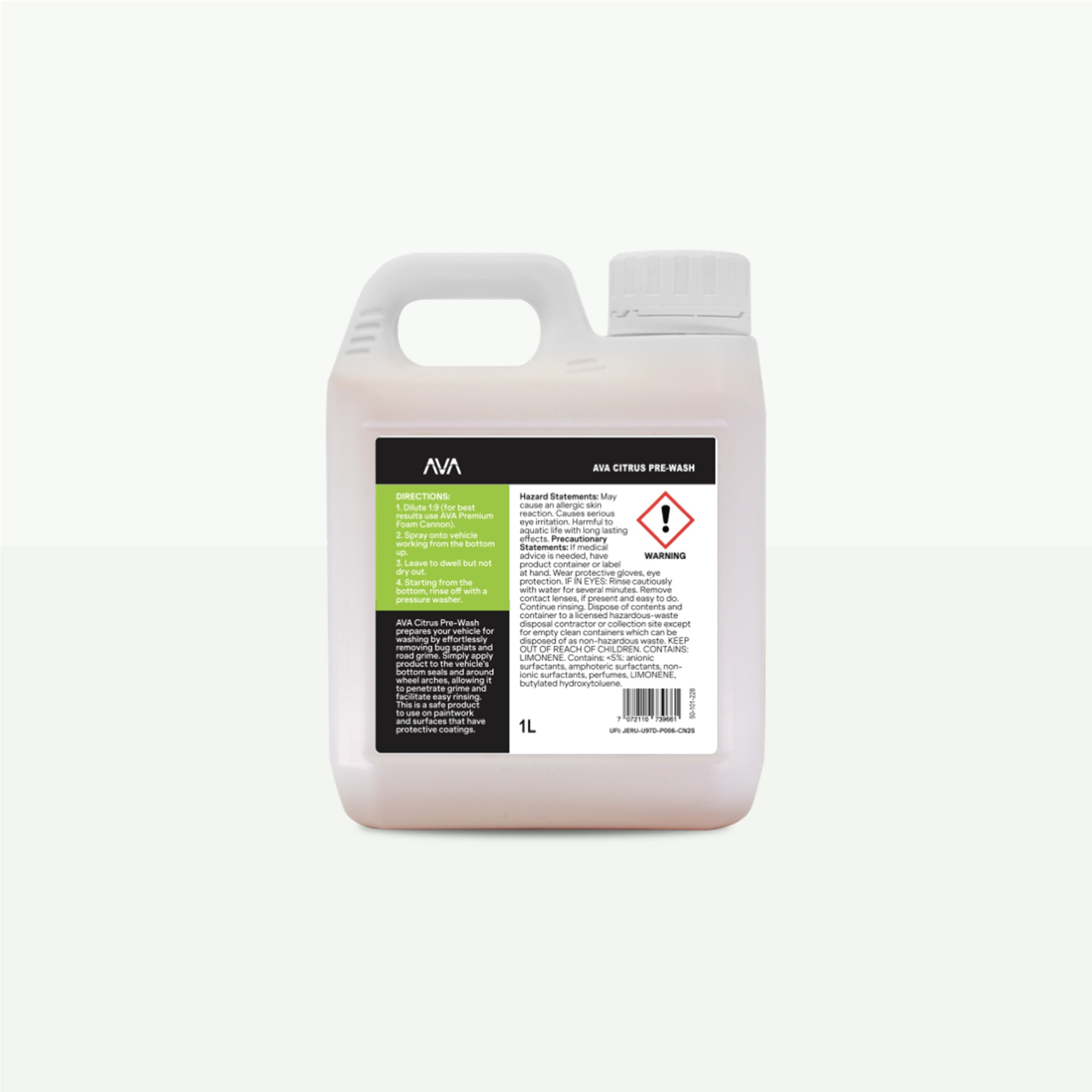 AVA Citrus Pre-Wash: Removes Bug Splats & Road Grime – AVA of Norway